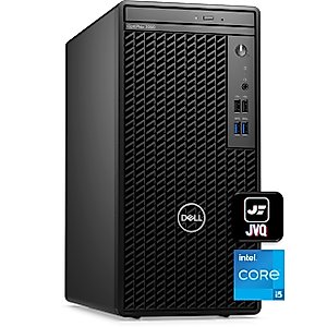 Dell OptiPlex Business Desktop Tower, 12th Gen Intel Core i5-12500 Processor, 64GB RAM, 1TB SSD + 1TB HDD, DVD-RW, DisplayPort, HDMI, Windows 11 Pro, Black