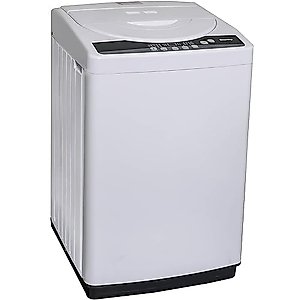 Danby DWM055A1WDB-6 1.6 Cu.Ft Machine, Portable Top Load Washer for Apartments, Small Spaces, Dorms, Stainless Steel Drum and 4 Wash Cycles, 5.5, White
