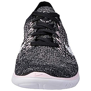 Nike Free RN Flyknit 2018 Women's Running Shoe Black/White-Pink Foam 11.0