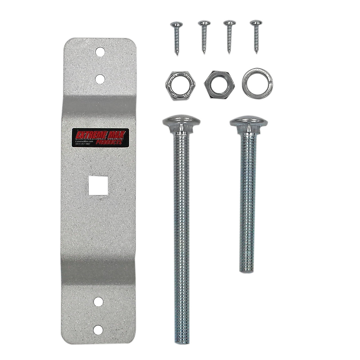 Extreme Max 3005.3732 Universal Easy-Mount Wall Mount Spare Tire Carrier for Enclosed Trailers - Includes Two Bolts Sizes for Custom Fit Compatibility