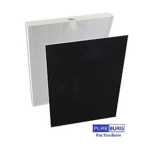 PUREBURG C545 Replacement True HEPA Filter Set Compatible with WINIX PlasmaWave P150 and B151, C545 Air Purifiers, Part Number Filter C / 113050, Filter S / 1712-0096-00,H13 Activated carbon