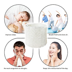 Humidifier Wicking Filters Hisiruil 4 Pack Premium Replacement Filter for Vicks Filter WF2 Humidifier V3100, V3500, V3500N, V3600, V3700, V3800, V3850, V3850JUV, V3900, HCM-300T, HCM-315T, HCM-350