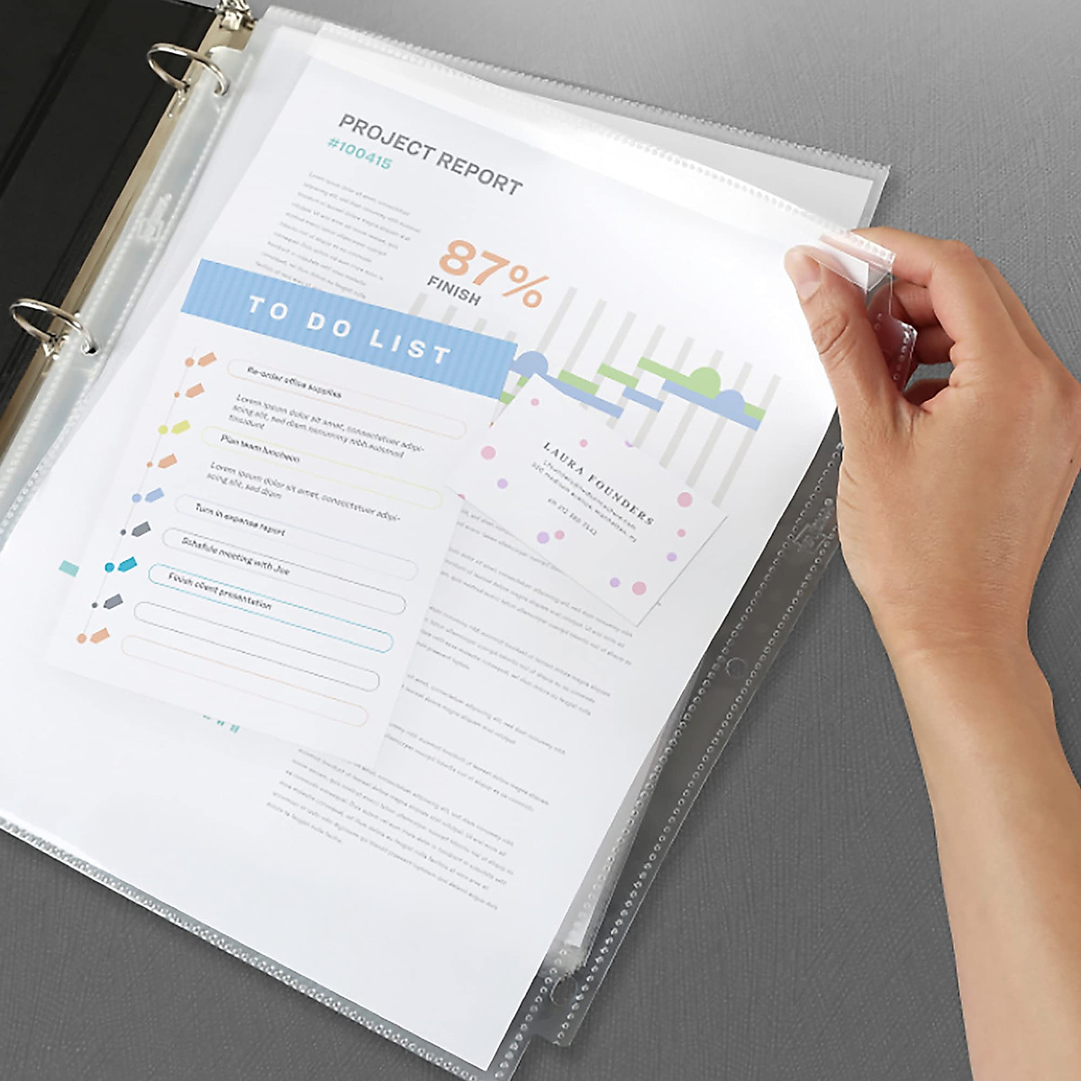 Avery 76000 Secure Top Sheet Protectors, Super Heavy Gauge, Letter, Diamond Clear (Pack of 25)