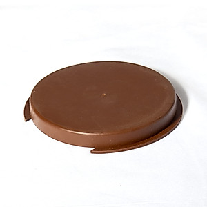 Cheerock Guitar Soundhole Cover 4 inch, Soft Rubber Sound Hole Cover to Reduce Feedback and Noise for Acoustic Guitar 40/41 Inch (Brown)