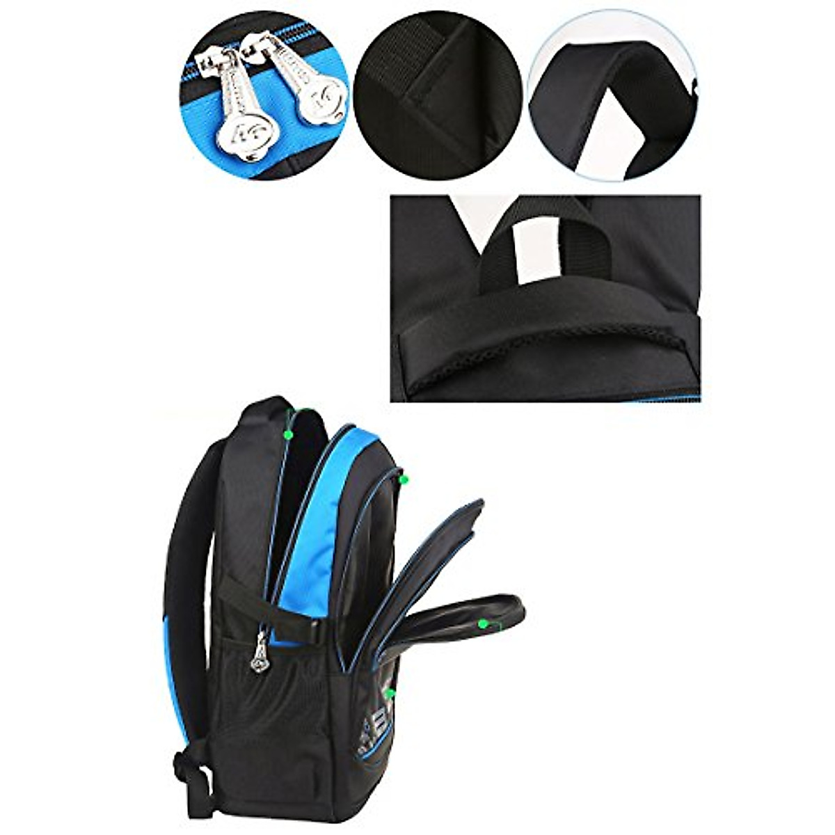 Waterproof School Bag Durable Travel Camping Backpack for Boys and Girls