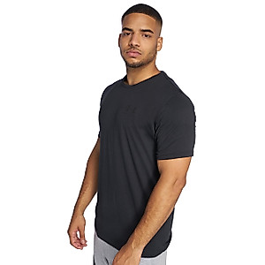 Under Armour Men's UA Sportstyle Left Chest Short Sleeve Shirt LG Black