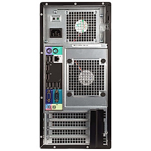 Dell Precision T1650 Tower Desktop PC, Intel Quad Core i7-3770 up to 3.9GHz, 16G DDR3, 1T, DVD, WiFi, BT 4.0, Windows 10 64 Bit-Multi-Language Supports English/Spanish/French(Renewed)