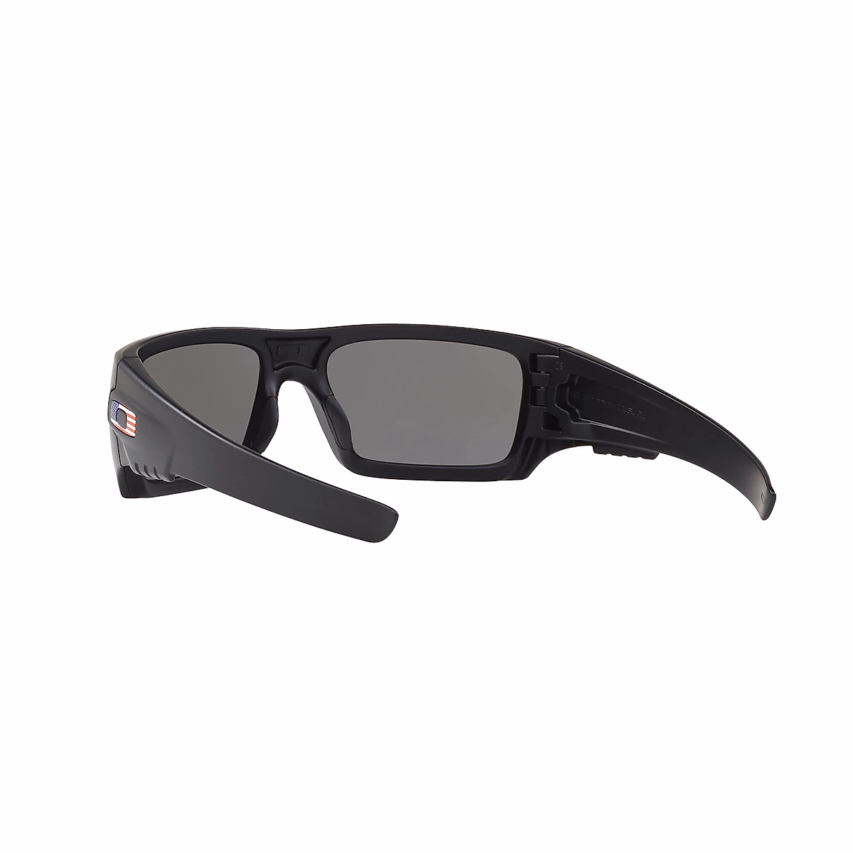 Oakley Men's OO9253 Det Cord Rectangular Sunglasses, SI Matte Black/USA Icon, 61 mm