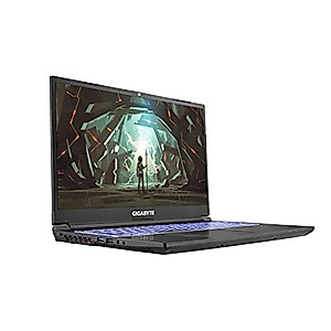 GIGABYTE G5 KF: 15.6" FHD 1920x1080 144Hz, NVIDIA GeForce RTX 4060 Laptop GPU, Intel Core i5-12500H, 8GB DDR4 RAM, 512G SSD, Win11 Home (G5 KF-E3US333SH) Black