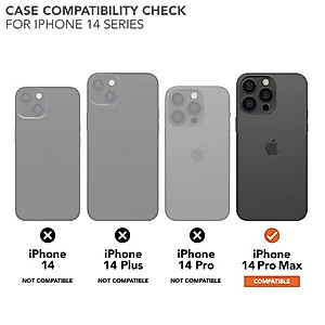 Rokform - iPhone 14 Pro Max Case, Rugged Series, Magnetic + MagSafe Compatible, iPhone Cover with RokLock Twist Lock, Protective Apple Gear, Drop Tested Armor (Black)