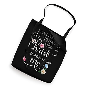 I can do all things though Christ Man Woman Tote Bag
