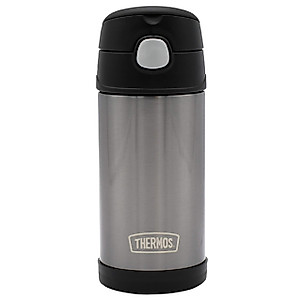 Thermos Funtainer 12 Ounce Bottle, Charcoal