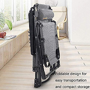 ガードレール Recliners Folding Zero Gravity Sun Loungers Recliner Lounge Chairs with Extra Thick Cushion