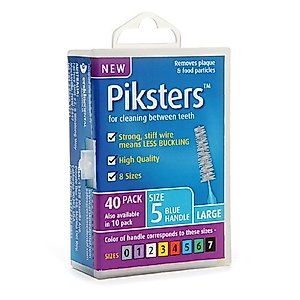 Piksters Interdental Brushes, Size 5 40 ea