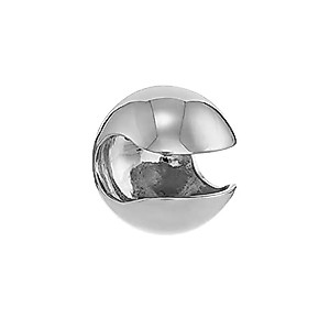 L'VOW CyberPunk Non-Piercing Ear Cuff Irregular Jewelry Cyborg Earring Cartilage Clip Accessories for Unisex(Style2-Silver-big)