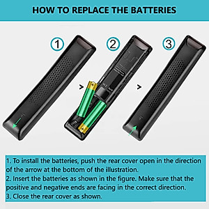 [Pack of 2] Universal Remote Control Compatible for All Samsung TV LED QLED UHD SUHD HDR LCD Frame Curved Solar HDTV 4K 8K 3D Smart TVs, with Buttons for Netflix, Prime Video, WWW