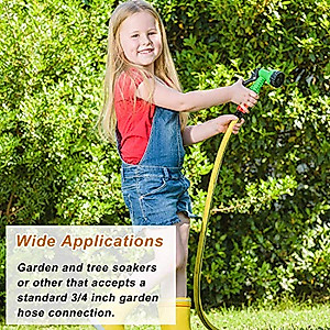 16 Pieces Garden Hose Quick Connector 3/4 Inch Plastic Water Hose Fittings Male and Female Connectors Hose End Adapters with 10 Pieces Rubber Gaskets