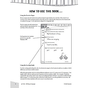 Shell Education 180 Days of Language for First Grade (180 Days of Practice)