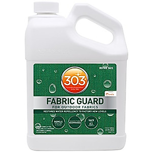 303 Fabric Guard - Restores Water and Stain Repellency To Factory New Levels, Simple and Easy To Use, Manufacturer Recommended, Safe For All Fabrics, 1 Gallon (30607)