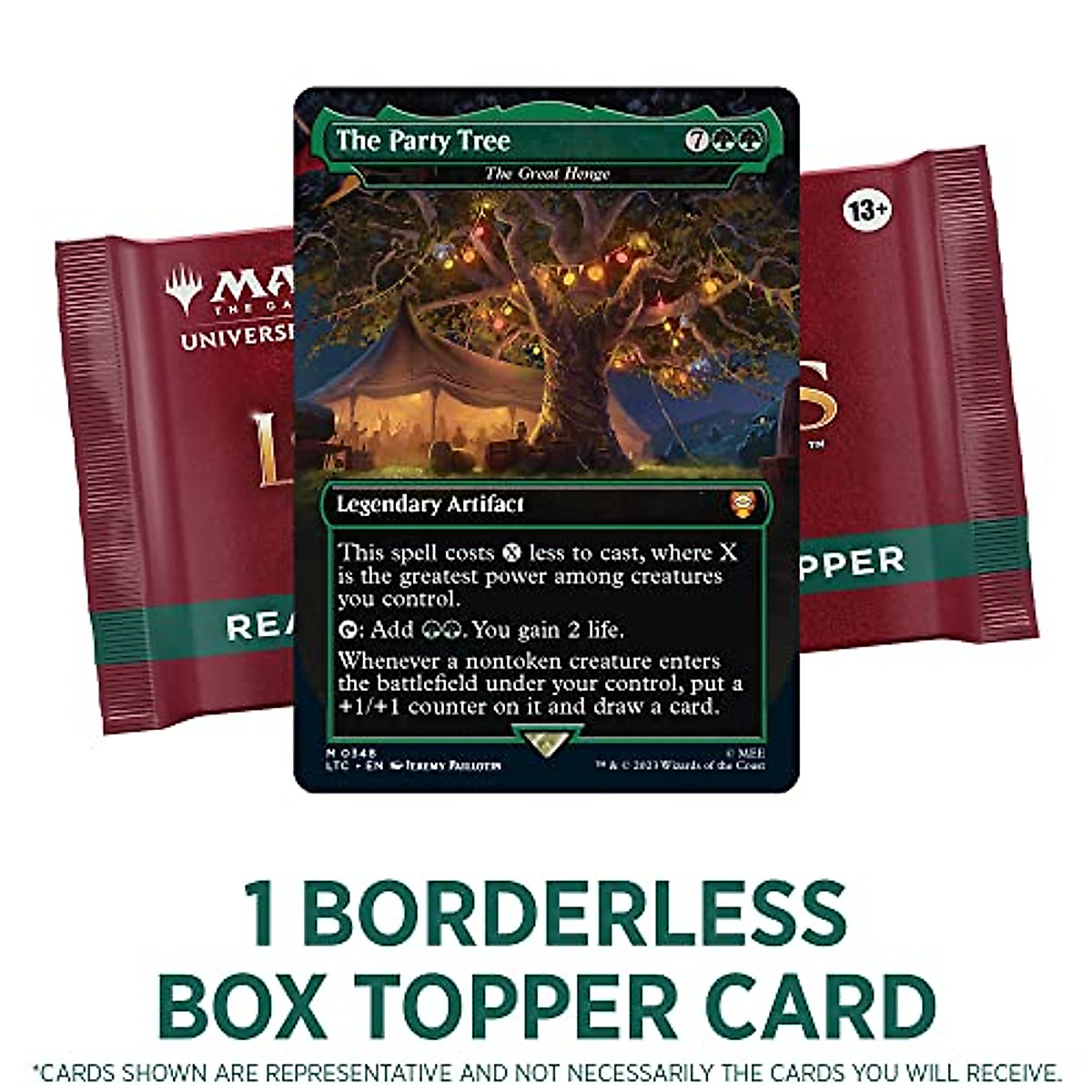 Magic: The Gathering The Lord of The Rings: Tales of Middle-Earth Collector Booster Box - 12 Packs + 1 Box Topper Card