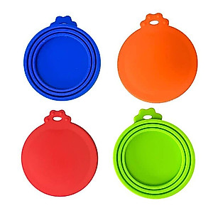 9 Pcs Food Can Lids Pet Can Covers for All Standard Size Dog and Cat Food Can Lids