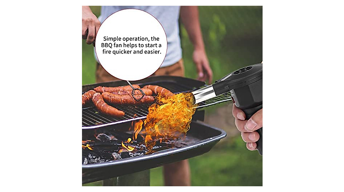 GLOGLOW Portable BBQ Air Blower for Easy Outdoor Fire Ignition