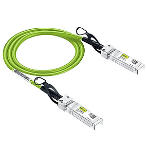 [Green] Colored 10G SFP+ DAC Cable - Twinax SFP Cable for Ubiquiti UniFi Devices, 1-Meter(3.3ft)
