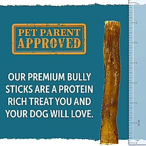 Pet's Choice Premium Bully Sticks, 6", 6pk, Brown (CW6-PZ6)