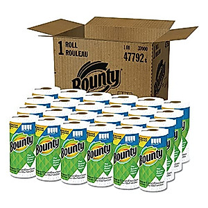 Bounty - Paper Towels - Select-A-Size Paper Towels - 2-Ply - Paper - 19.49" x 15" x 22.64" - Paper - 22.64" x 19.49" x 15" - White
