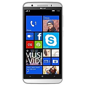 BLU WIN HD LTE - 5.0" Windows Smartphone -GSM Unlocked - White