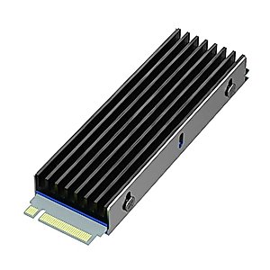 GLOTRENDS M.2 Heatsink M.2 Screws PS5 Installation Desktop PC Installation, fit for 2280 M.2 PCIe NVMe 4.0/3.0 SSD