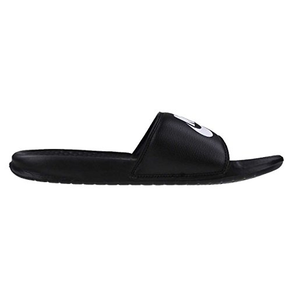 Nike Men's Benassi Just Do It Athletic Sandal, Black/White Noir/Blanc, 9.0 Regular US