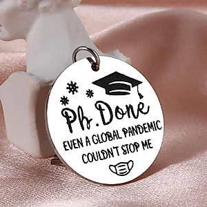 PhD Gifts for Women Graduation Keychain Gifts for Him Her PhD Graduation Gifts for Senior Graduate Student Funny Graduation Gifts for Women Men Son Daughter Doctor of Philosophy Nursing Grad Gift