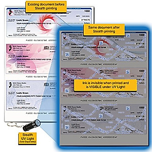 VersaInk Stealth iX Ink - HP 63BiX & 63CiX Combo Pack - Invisible Ink Replacement Cartridges Ink, Black