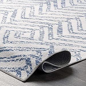 nuLOOM Rosanne Machine Washable Geometric Area Rug