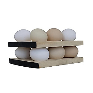Farm Fresh Egg Holders | Egg Holder countertop | Egg Storage | Cedar Wooden Egg Tray | Wood Egg Rack | Made in USA