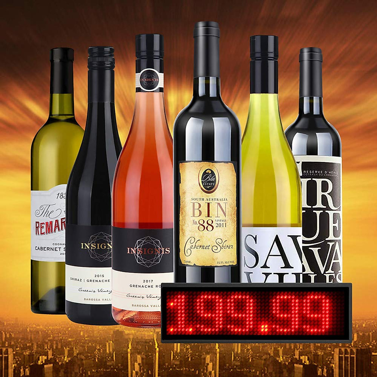 LED Name Tag, OUHL Upgraded Rechargeable LED Badge Scrolling Mini LED Display Cellphone Programmable Business Badges with Magnet/Pin (Red)