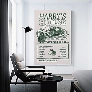 Harry's music House Styles Music Album Posters (1) Wall Art Paintings Canvas Wall Decor Home Decor Living Room Decor Aesthetic 08x12inch(20x30cm) Unframe-style
