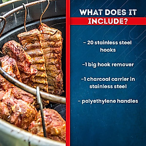 EL BARRIL Grill & Smoker Barrel (EXTRA LARGE)| 100% Stainless Steel Barrel| You can Grill, Smoke, Roast and Bake| Smokeless, Even Heat Distribution & Perfect Preservation for Your Meats