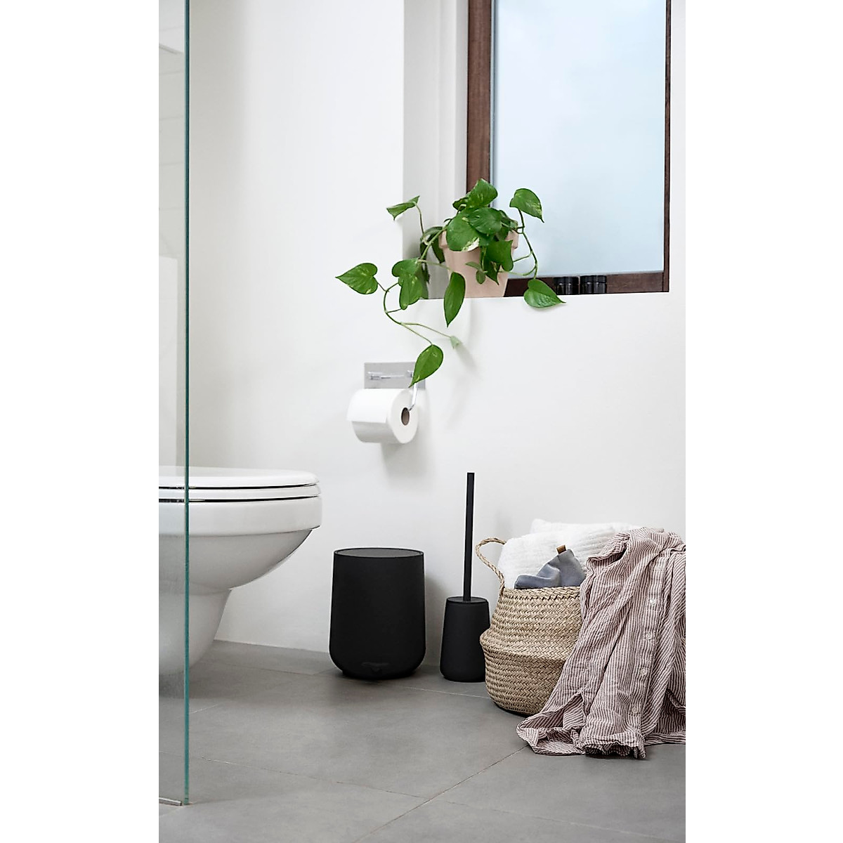 Zone Denmark Modern Elegance Nova Bathroom Bin, Cosmetic Bin, and Waste Bin - Sleek Design for Stylish Bathrooms and Efficient Waste Management