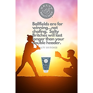 Salty Britches Waterproof Anti Chafing Ointment, Chafing Gel, Half Marathon Essentials, Anti-Chafe, Military Gear Essential, Running Essentials, Gifts for Runners - Rose Scented - 2pk