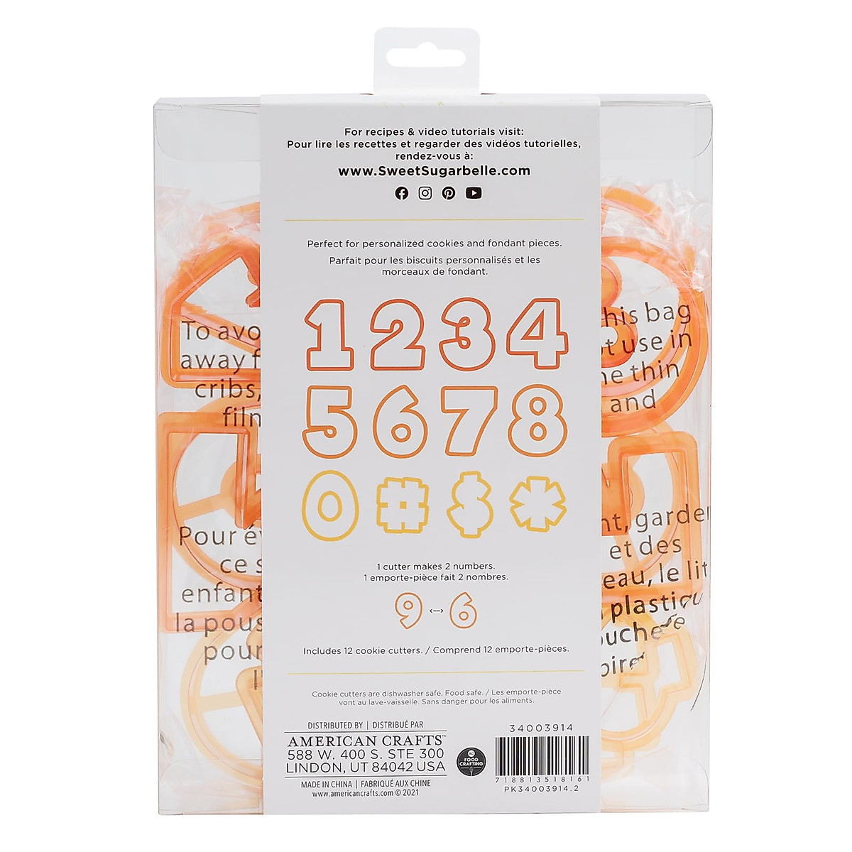 Sweet Sugarbelle Cookie Cutters- Numbers