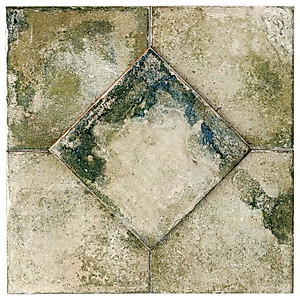 Angela Harris Green Polished Ceramic Wall Tile Sample