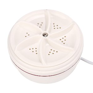 Focket Portable Washing Machine, ABS Automatic Cleaning USB Mini Portable Ultrasonic Washing Machine Strong Practicality Convenient Fixed Suction Cup Small Laundry Machine for Cleaning Sock Underwear