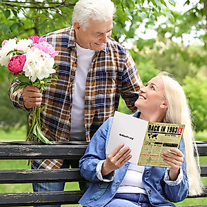 Giant 41th Birthday Card for Him Her, Retro 41th Birthday Cards for Men Woman, 41th Birthday Gift Cards for Husband Wife, Unique 41 Bday Card for Husband Wife, Back in 1983