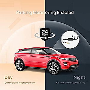 70mai Hardwire Kit, 10ft Micro USB for 70mai Car Dash Cams, 12V-30V to 5V/2.4A, Low Voltage Protection, 24 Hour Parking Surveillance Power Supply for 70mai Car Dash Cameras