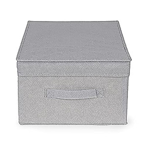 Compactor Storage Boxes, Grey, 30 x 43 x 19cm