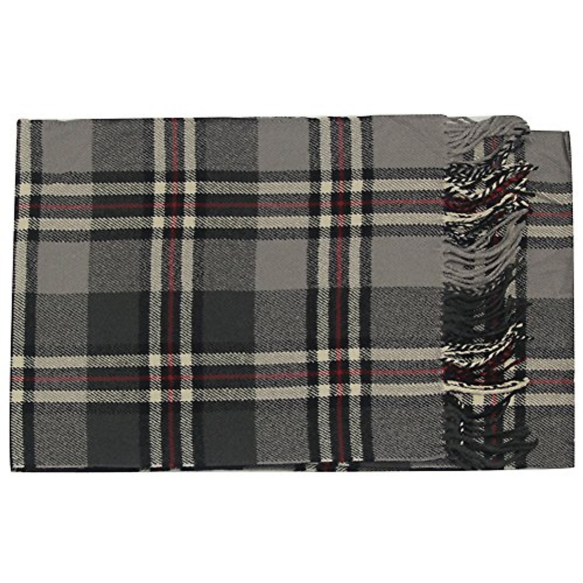MINAKOLIFE Classic Cashmere Feel Winter Scarf in Rich Plaids