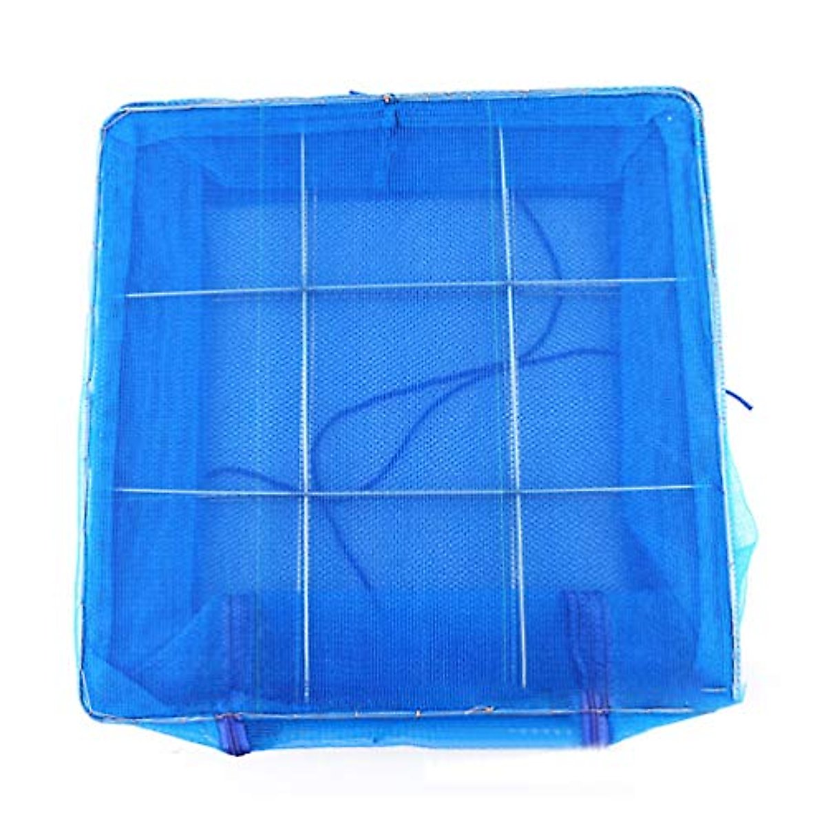 Enshey 4 Layers Folding Fish Mesh Hanging Drying Net Durable Drying Rack Multifunctional Fish Vegetable Dishes Dryer Net Drying Rack Holder Dryer Mesh Bag (19.6 x 19.6 x 25.6 inch)