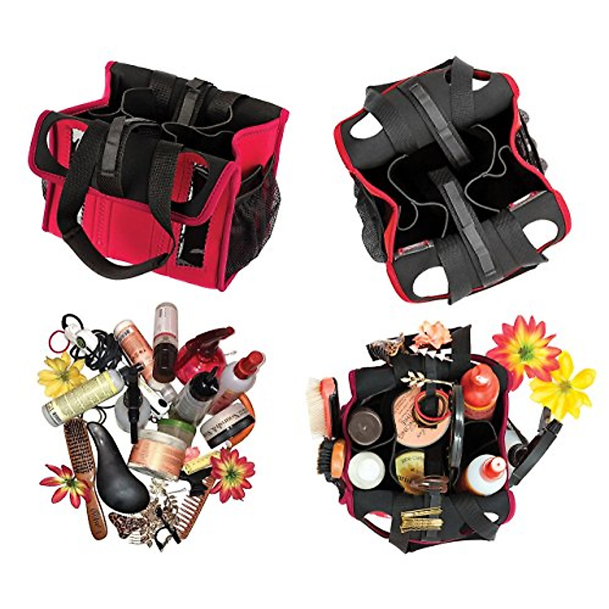 Liphontcta Organizer Bag for Hair Care and Bathroom Accessories | Holder Tool and Storage Caddy for Dorms, Hair Salon and Accessories